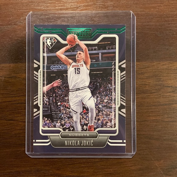 Accessories | Nikola Jokic Panini Playbook Card 286 | Poshmark